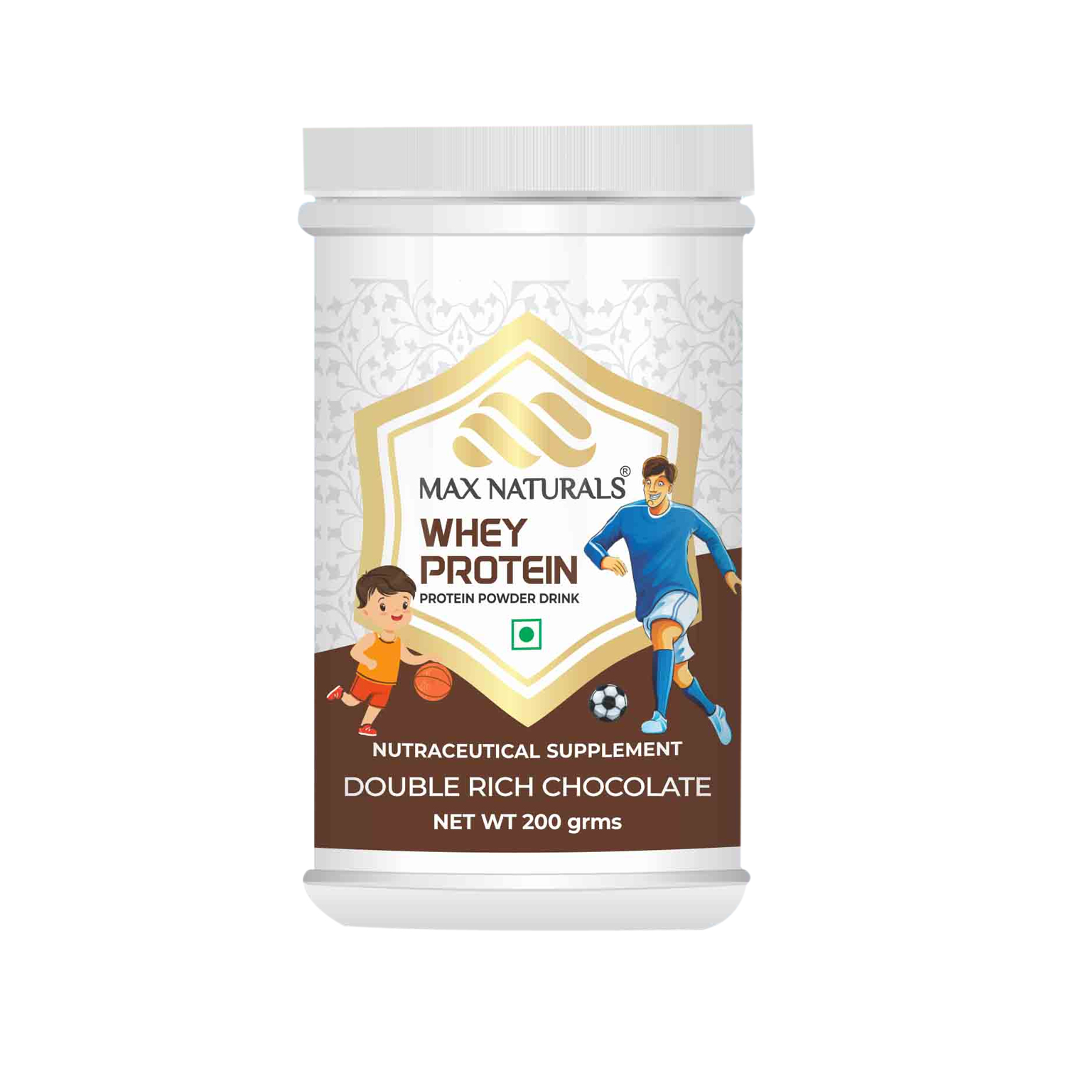 Buy Max Naturals Whey Protein Powder 200g - Cureka