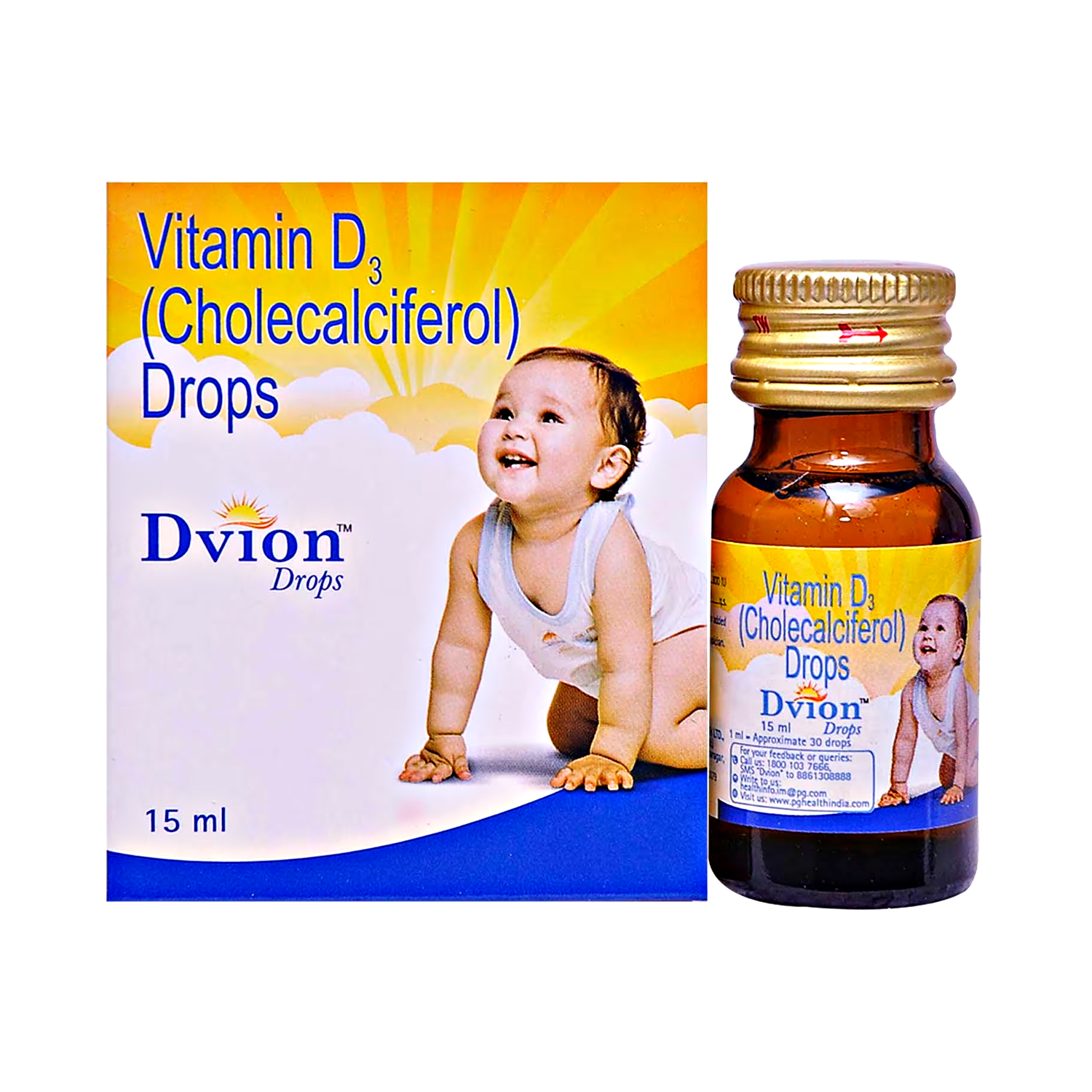 Dvion Drops 15ml - Cureka - Online Health Care Products Shop