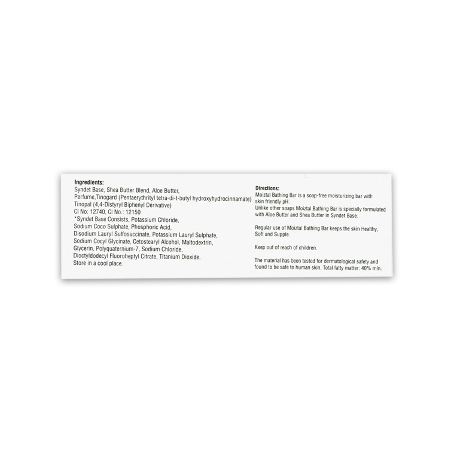 Talent India Moiztal Bathing Bar 75 gm - Cureka