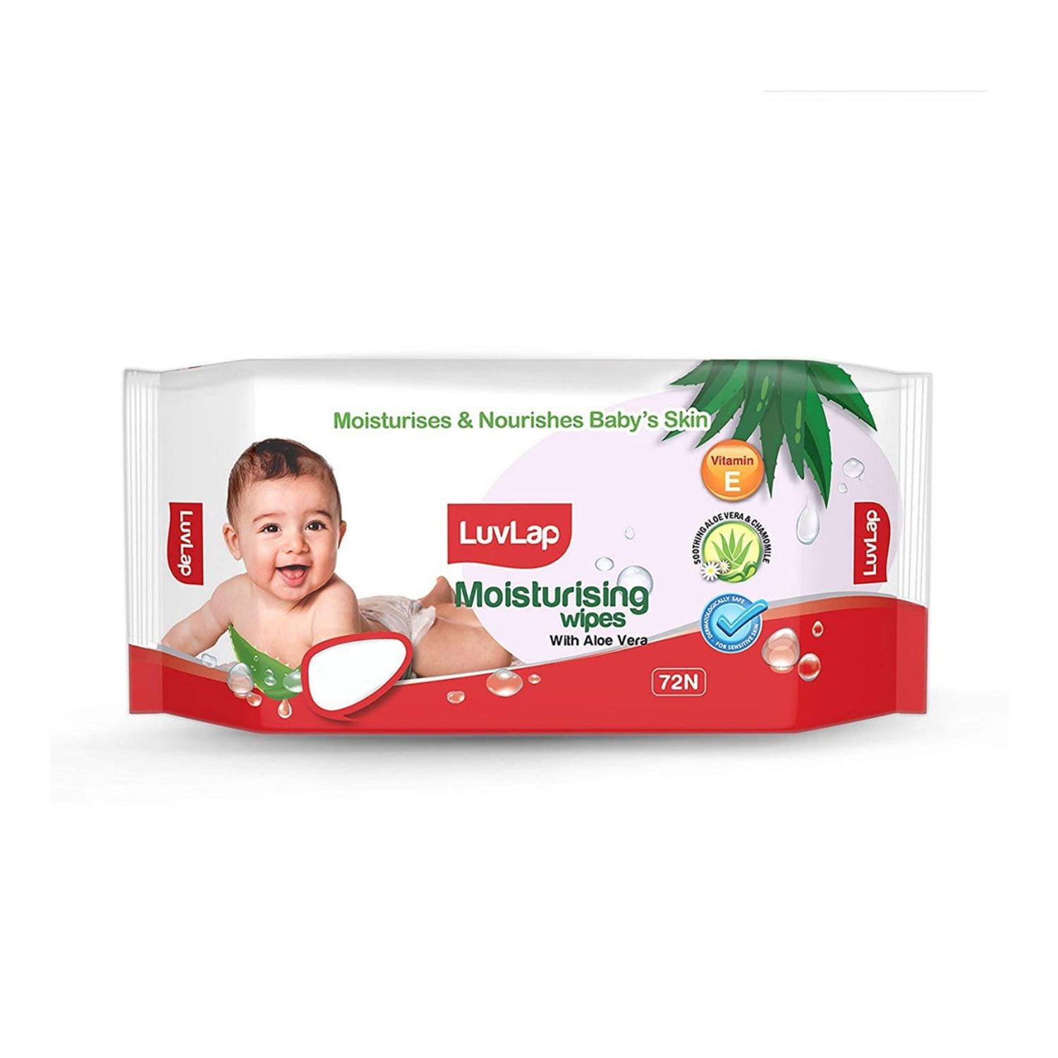 LuvLap Extra Thick Baby Wipes With Aloe Vera (72Pcs) - Cureka - Online ...