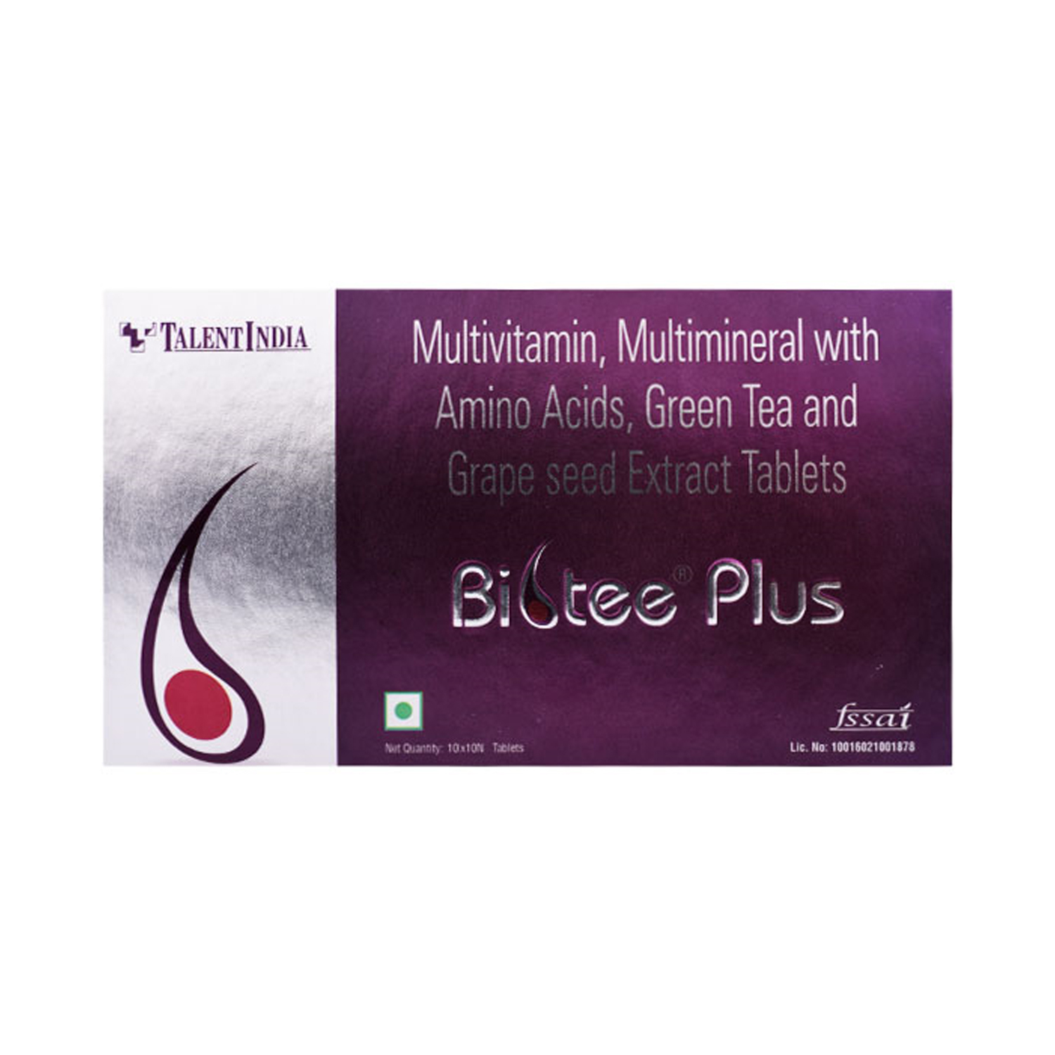 Talent India Biotee Plus Tablets (10x10 Tablets)