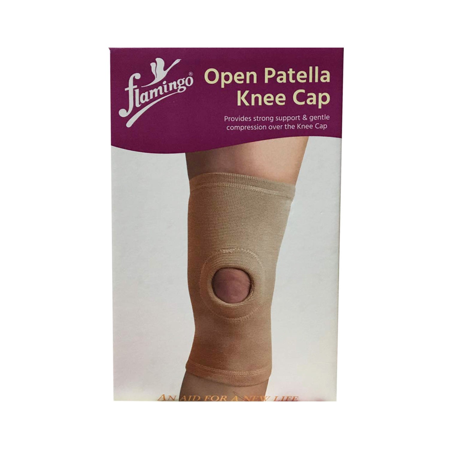 Flamingo Open Patella Knee Cap OC 2047 – Large