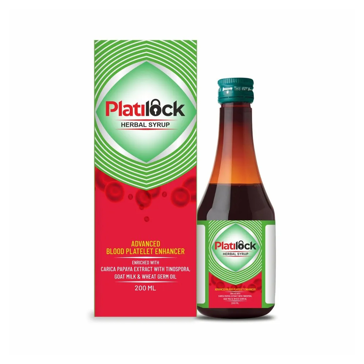 Platilock Herbal Syrup (Blood Platelet Enhancer) - 200ml