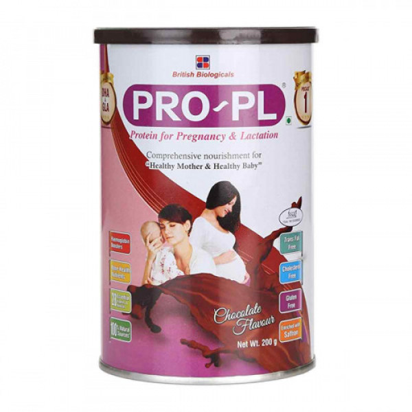 British Biologicals PRO-PL Protein Chocolate Flavoured Powder 200gm