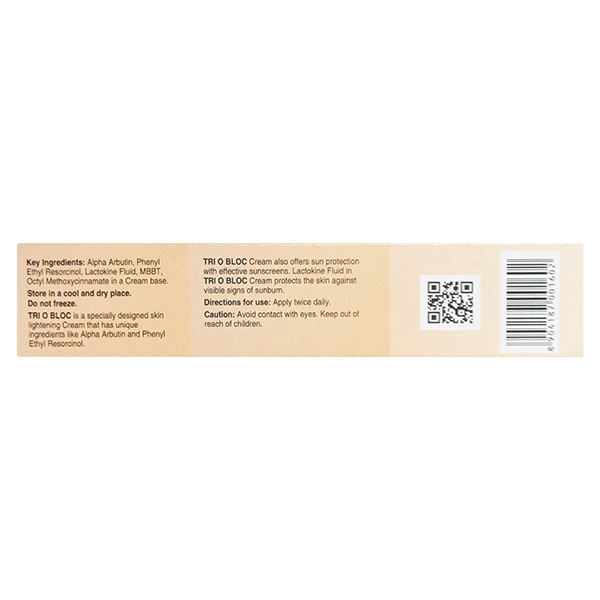 Tri O Bloc Skin Lightening Cream 25gm - Cureka - Online Health Care ...