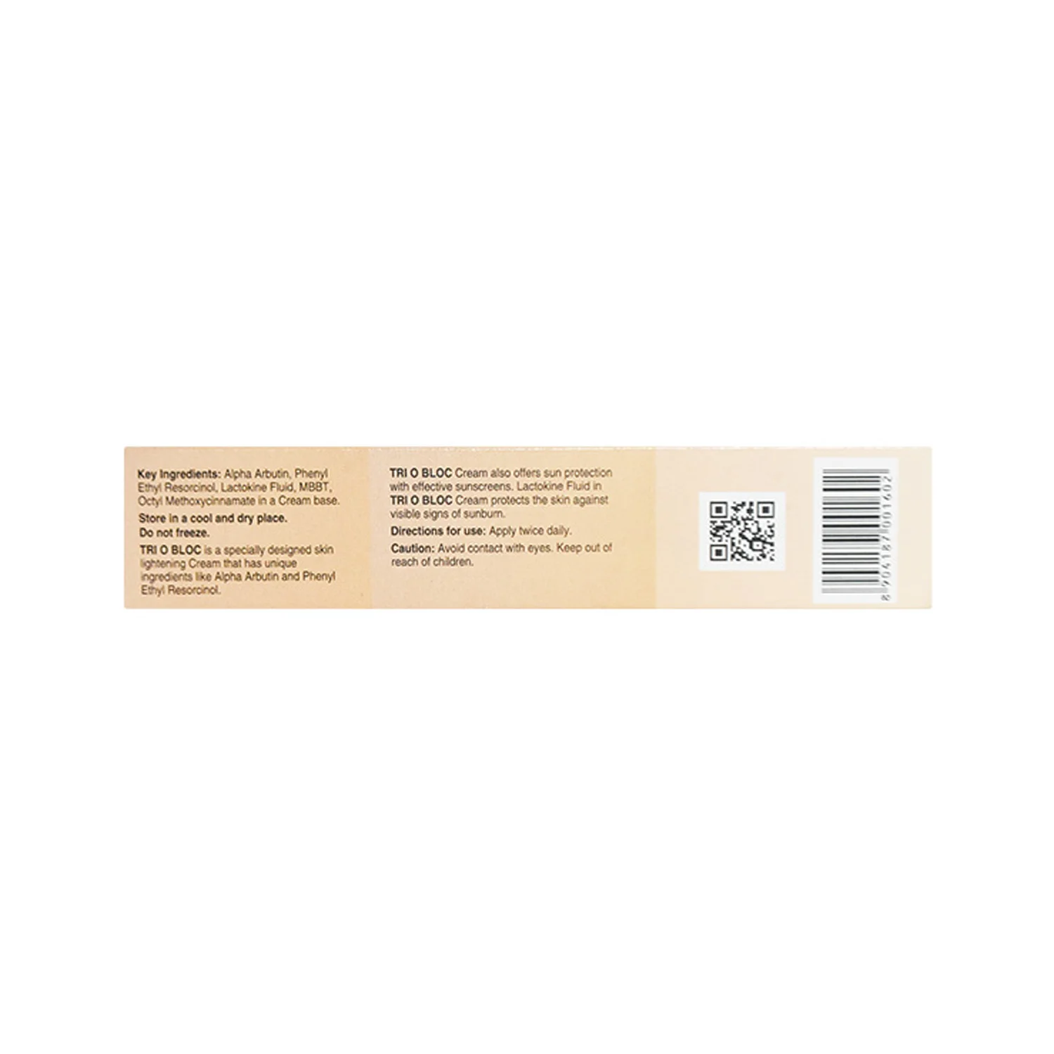 Tri O Bloc Skin Lightening Cream 25 gm - Cureka