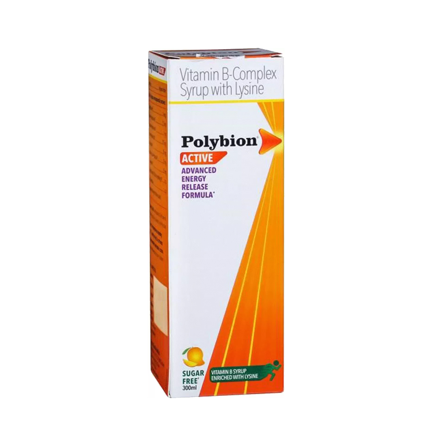 Polybion Active Sugar Free Mango Flavour Syrup 300ml - Cureka