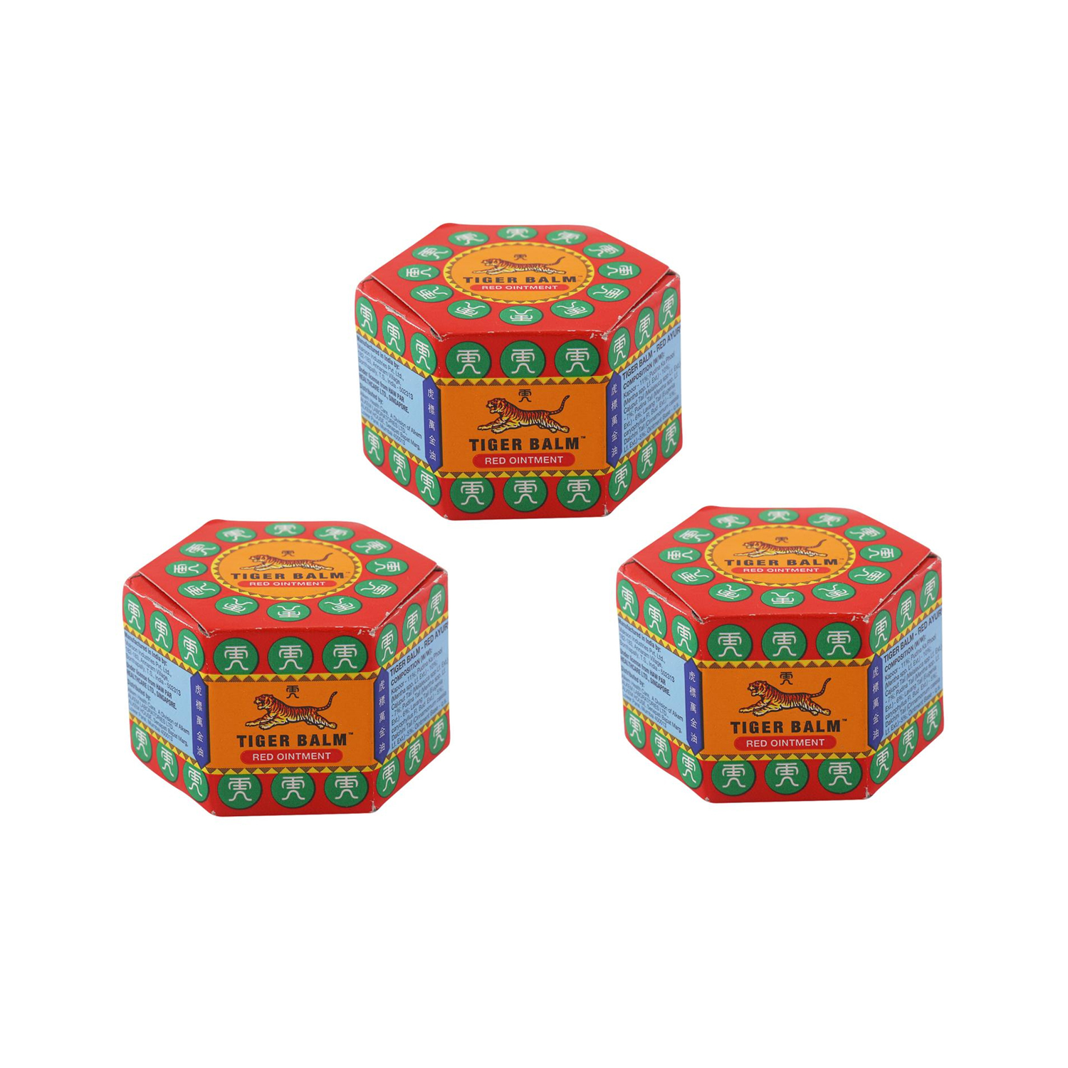 Tiger Balm Red Oinment 9ml – (Pack of 3) – Cureka – Online Health Care ...