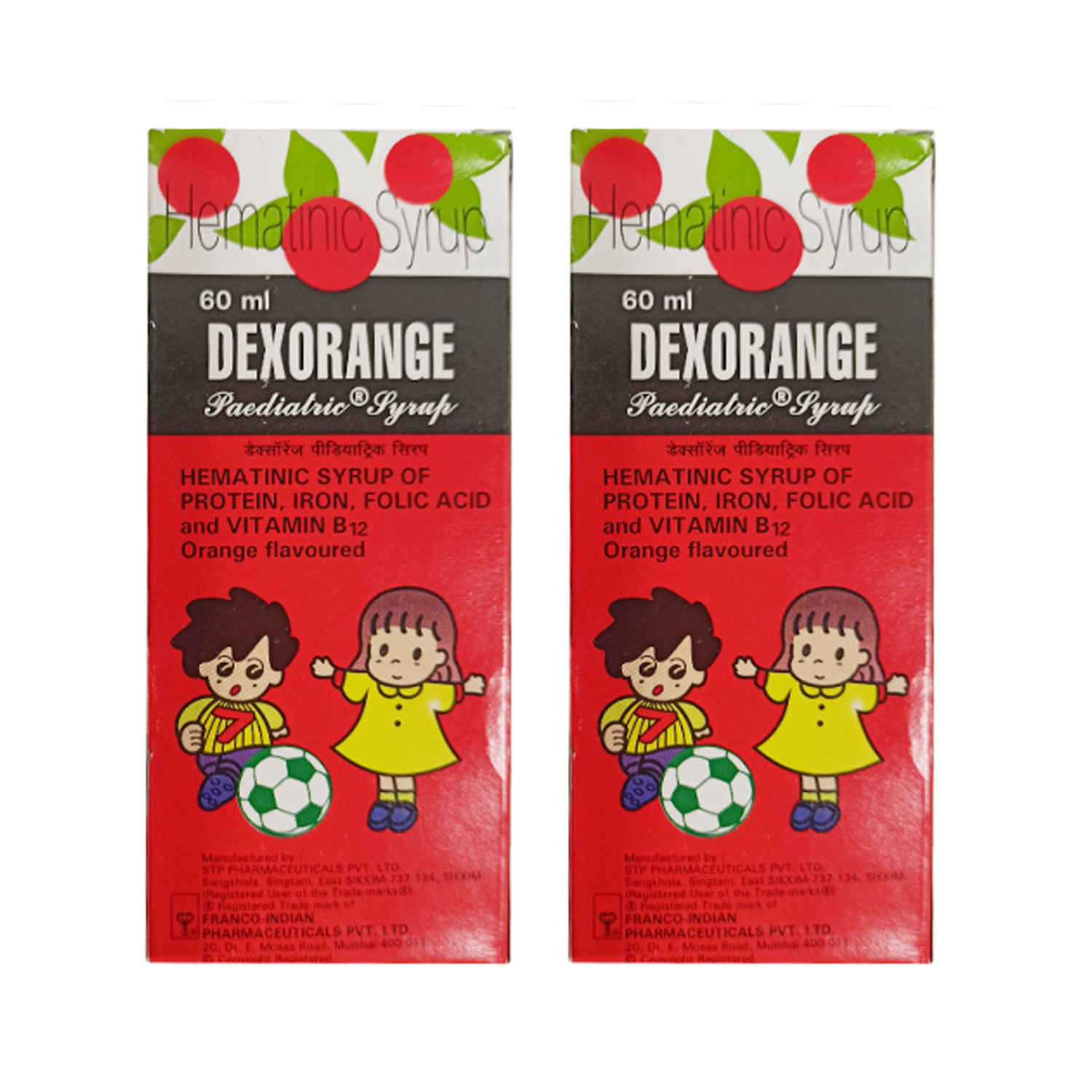 Dexorange Paediatric Syrup 60ml - (Pack of 2) - Cureka - Online Health ...
