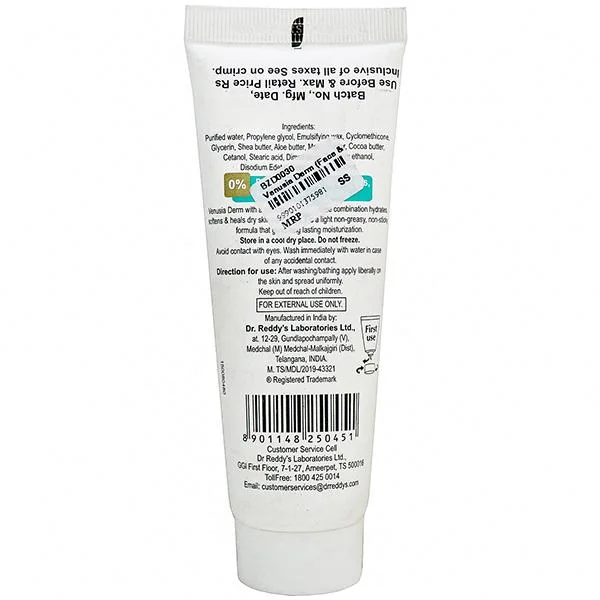 Venusia Derm Moisturising Cream 75gm - Cureka - Online Health Care ...