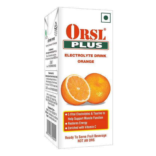 ORSL Plus Electrolyte Drink 200ml – Orange