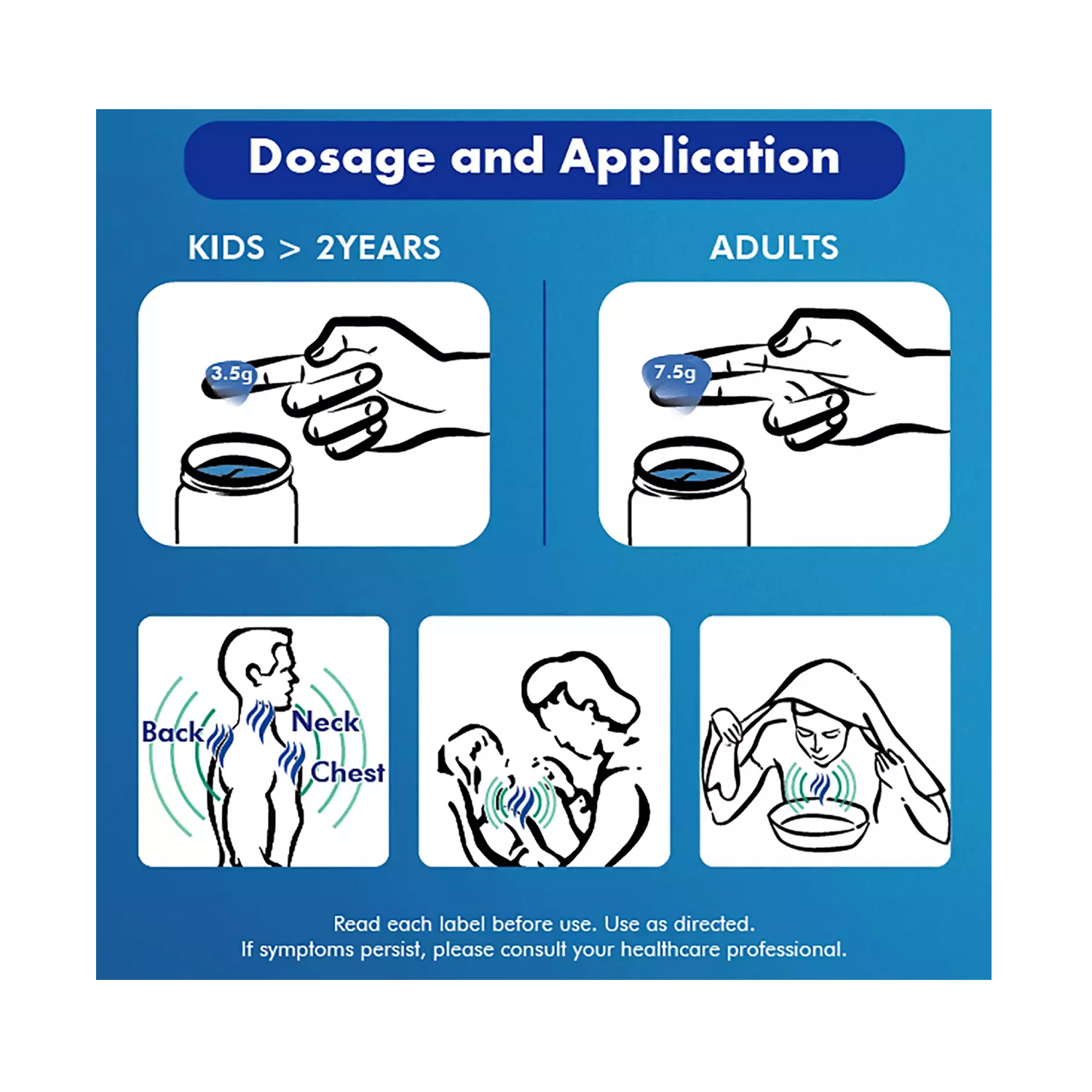 Vicks Vaporub - 5ml (Pack of 5) - Cureka - Online Health Care Products Shop