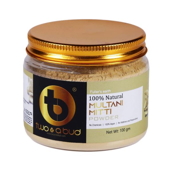 Two and A Bud Natural Multani Mitti Powder 100gm - Cureka - Online ...