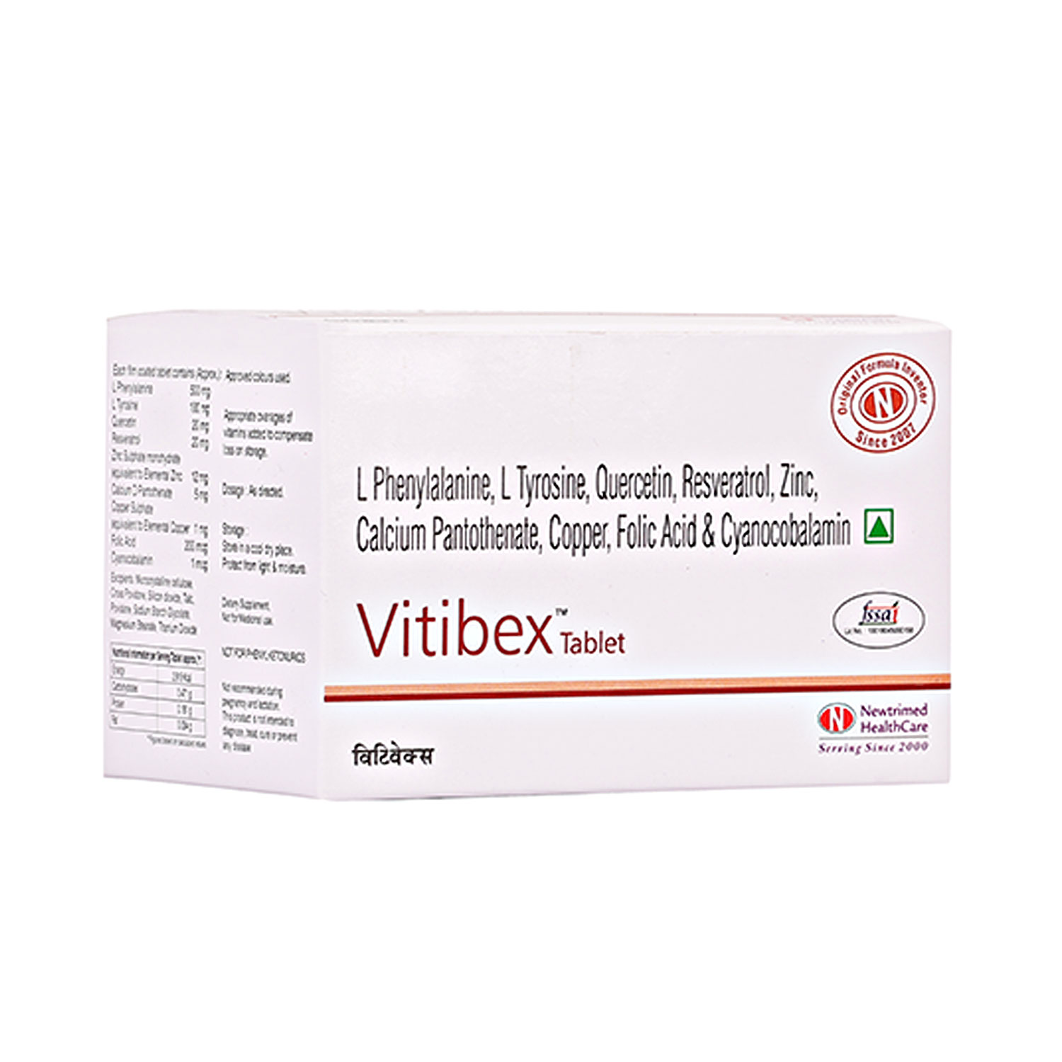 Newtrimed Vitibex Tablet for Vitiligo 10nos - Cureka - Online Health ...