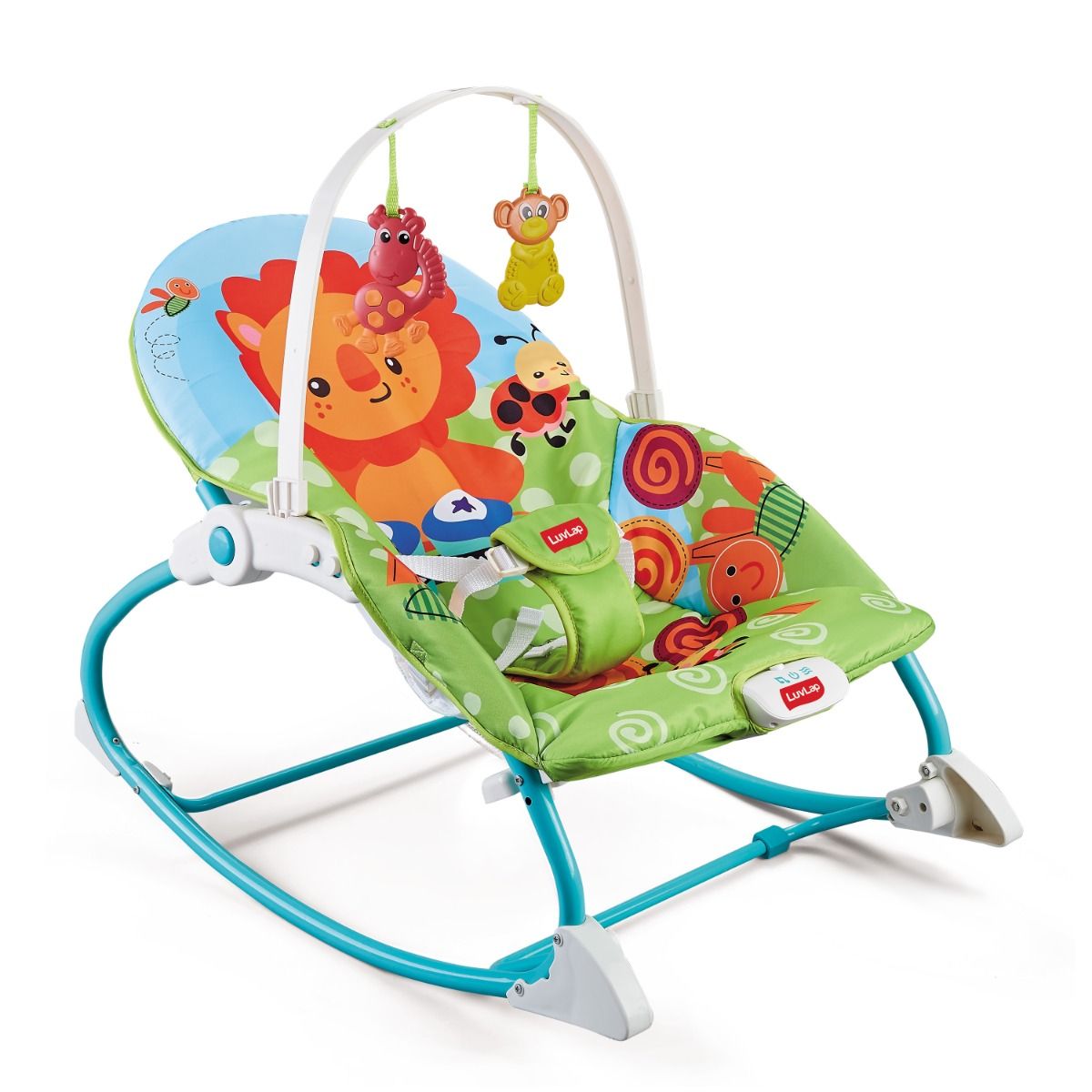 LuvLap Happy Jungle Toddler Rocker cum Bouncer - Lion - Cureka - Online ...