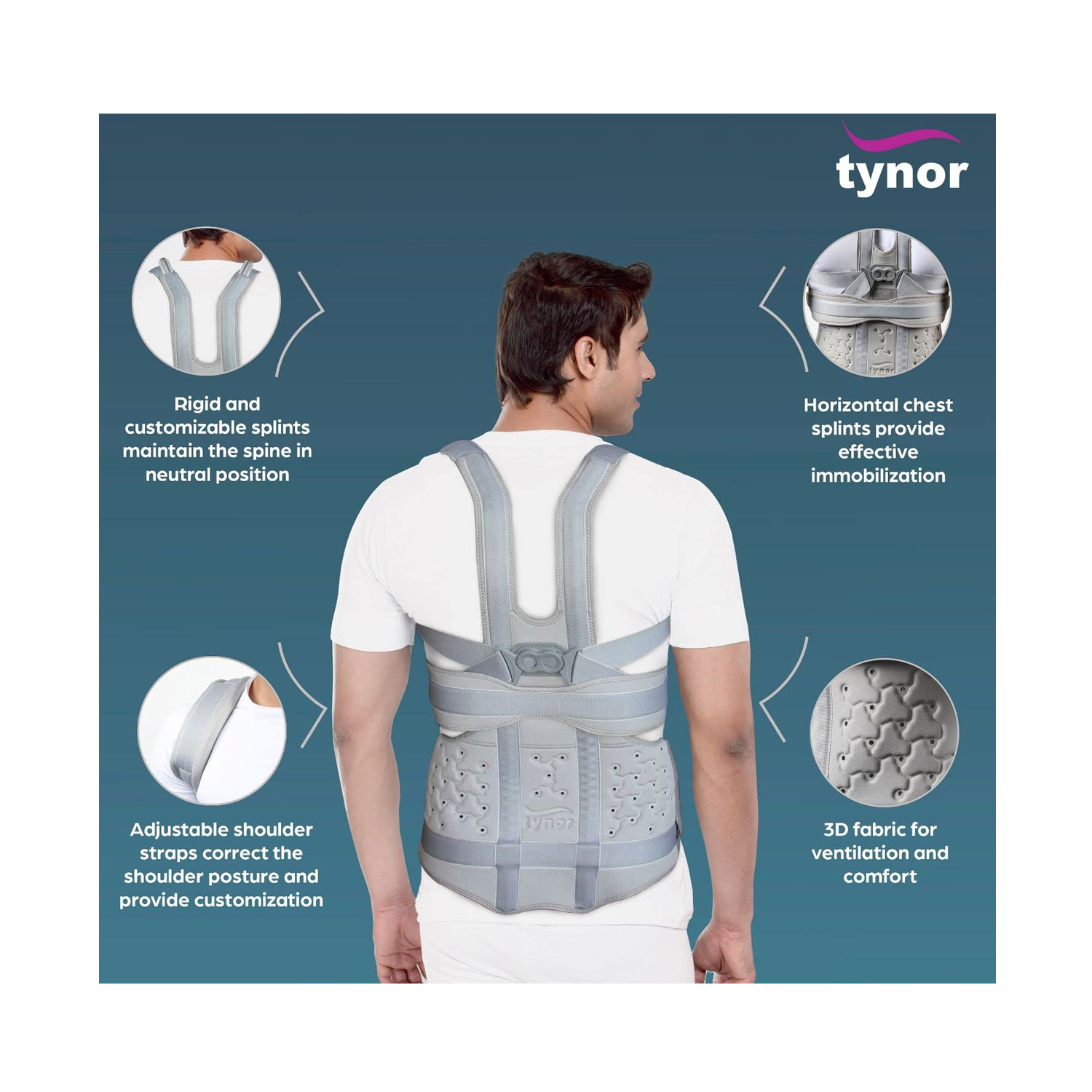 Tynor Taylor's Brace Urbane Short Universal (A-34) - Cureka