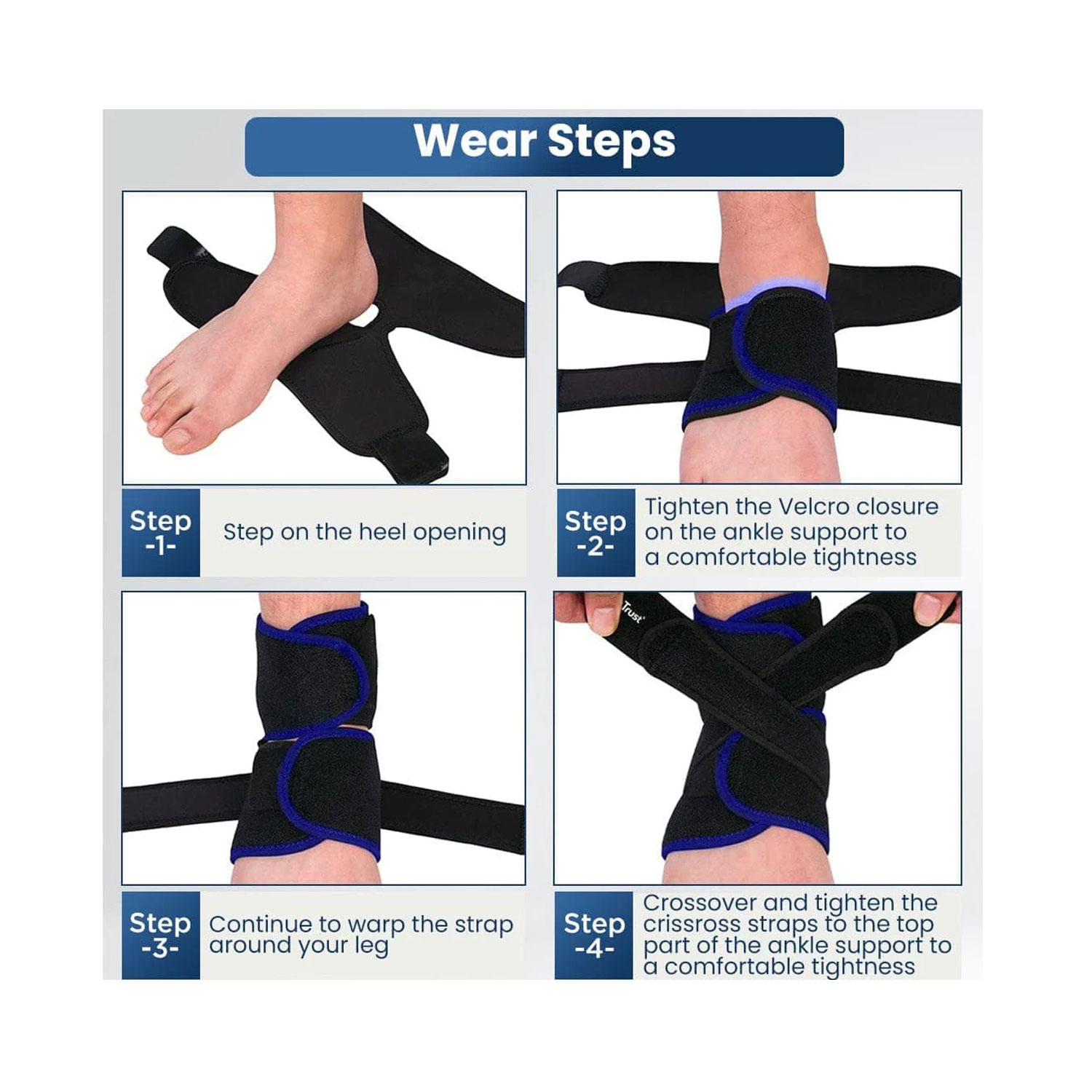 Dr Trust Ankle Binder 332 - Cureka - Online Health Care Products Shop