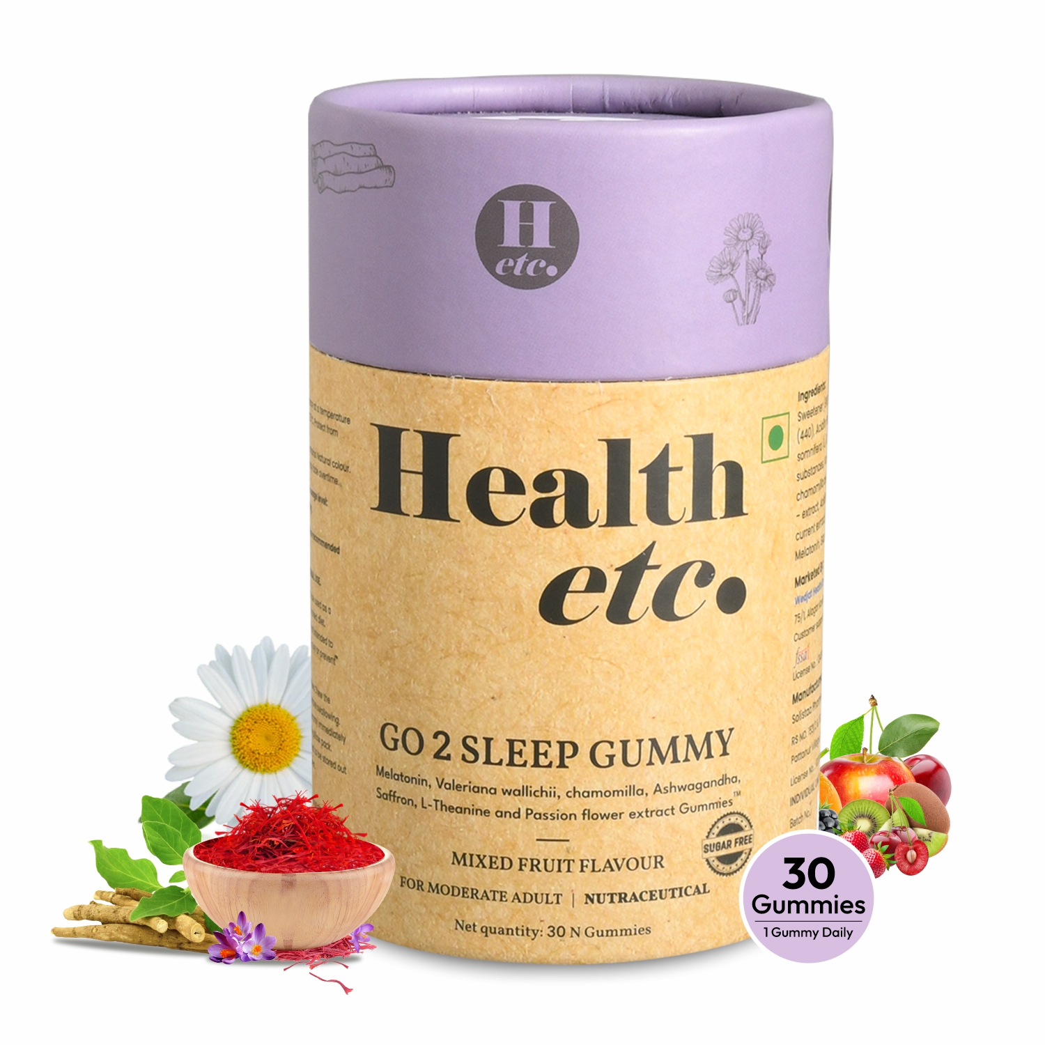 Health Etc Go To Sleep Melatonin Gummies - Cureka