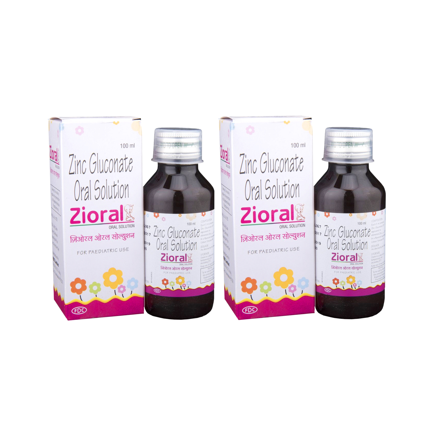 FDC Zioral Oral Solution - 100ml (Pack of 2) - Cureka - Online Health ...