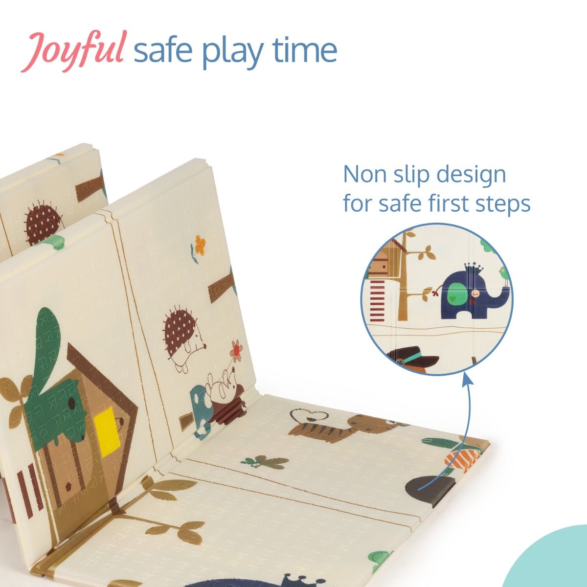 LuvLap Baby Play Mat (Number Zoo) - Cureka