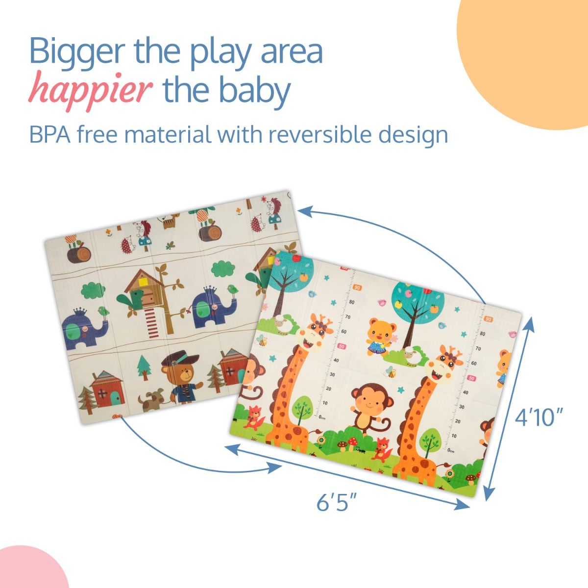 LuvLap Baby Play Mat (Number Zoo) - Cureka