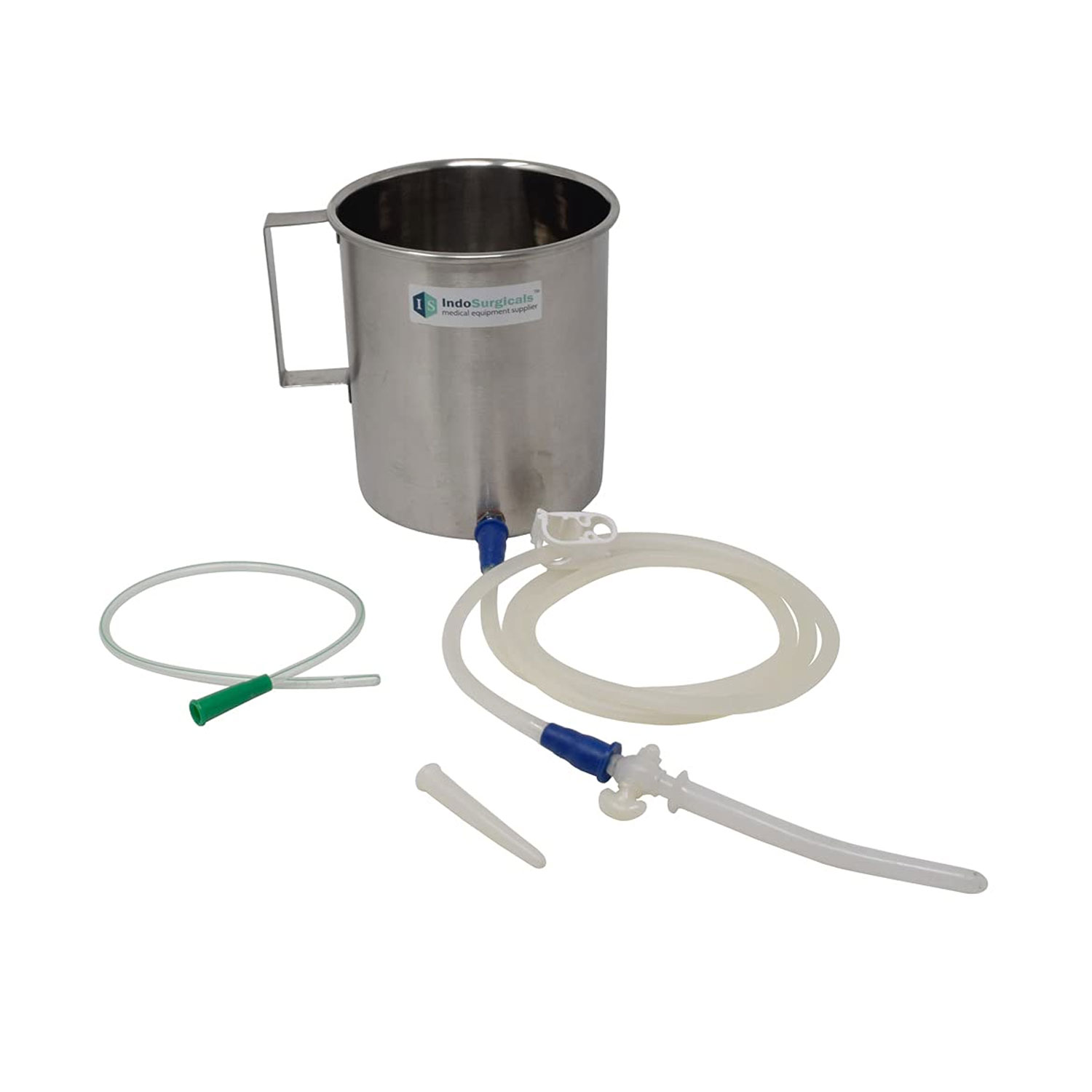 IndoSurgicals Enema Kit (Stainless Steel) 14032 - 1500ml - Cureka ...
