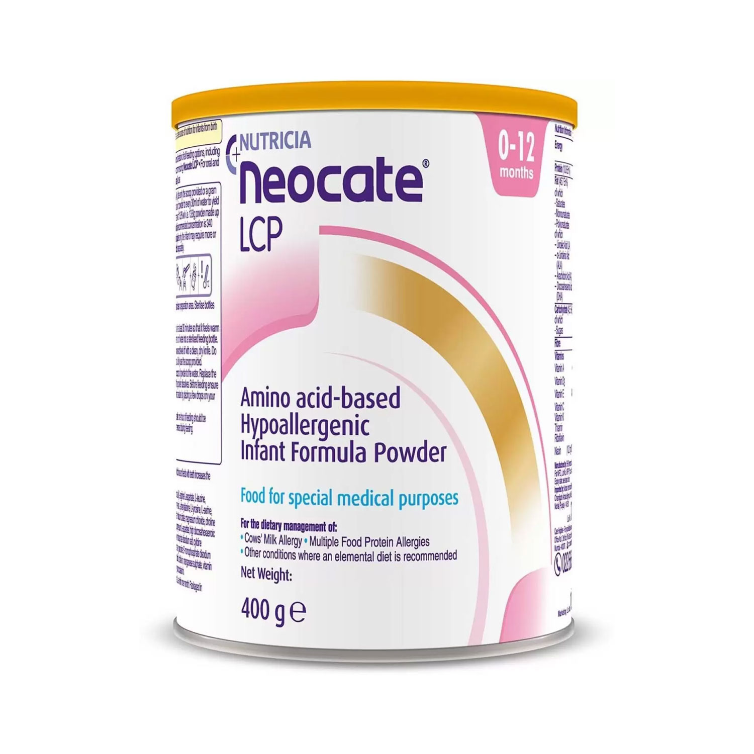 Nutricia Neocate LCP Milk Powder 400g - Cureka