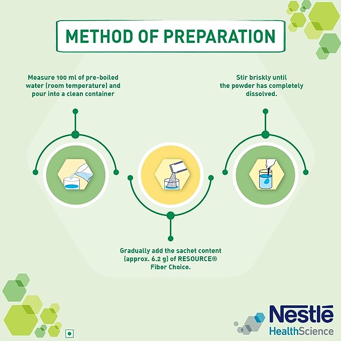 Nestle Resource Fiber Choice Carton containing 14 sachets