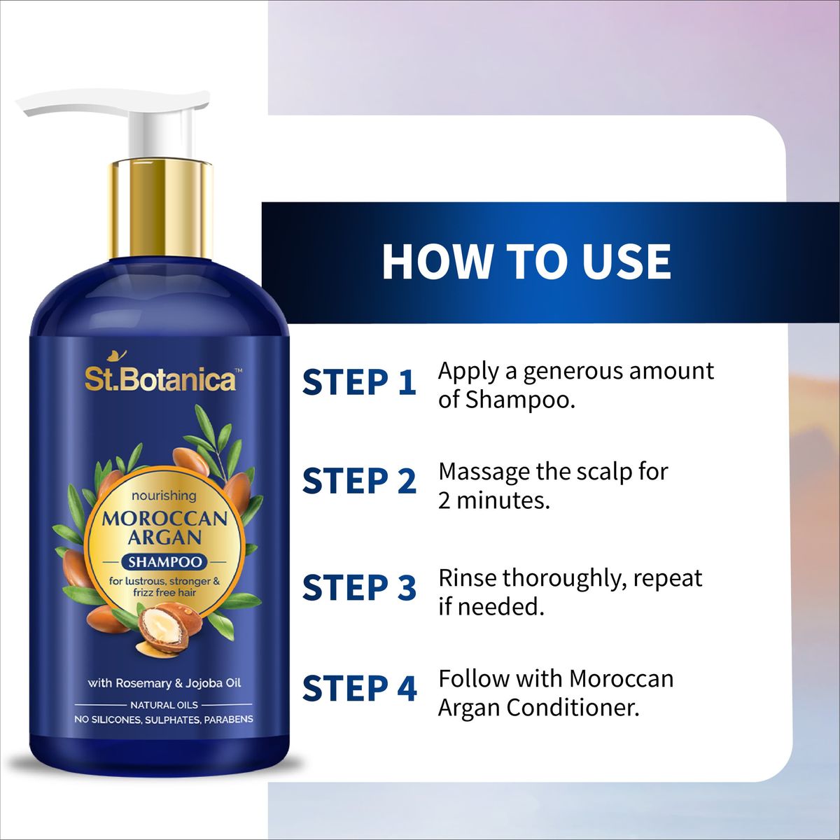 St Botanica Moroccan Argan Oil Shampoo 300ml - Cureka - Online Health ...