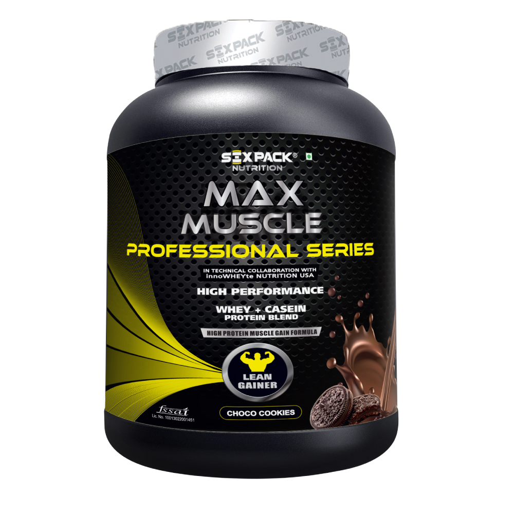 Six Pack Nutrition Max Muscle Professional Series Whey and Casein Blend ...