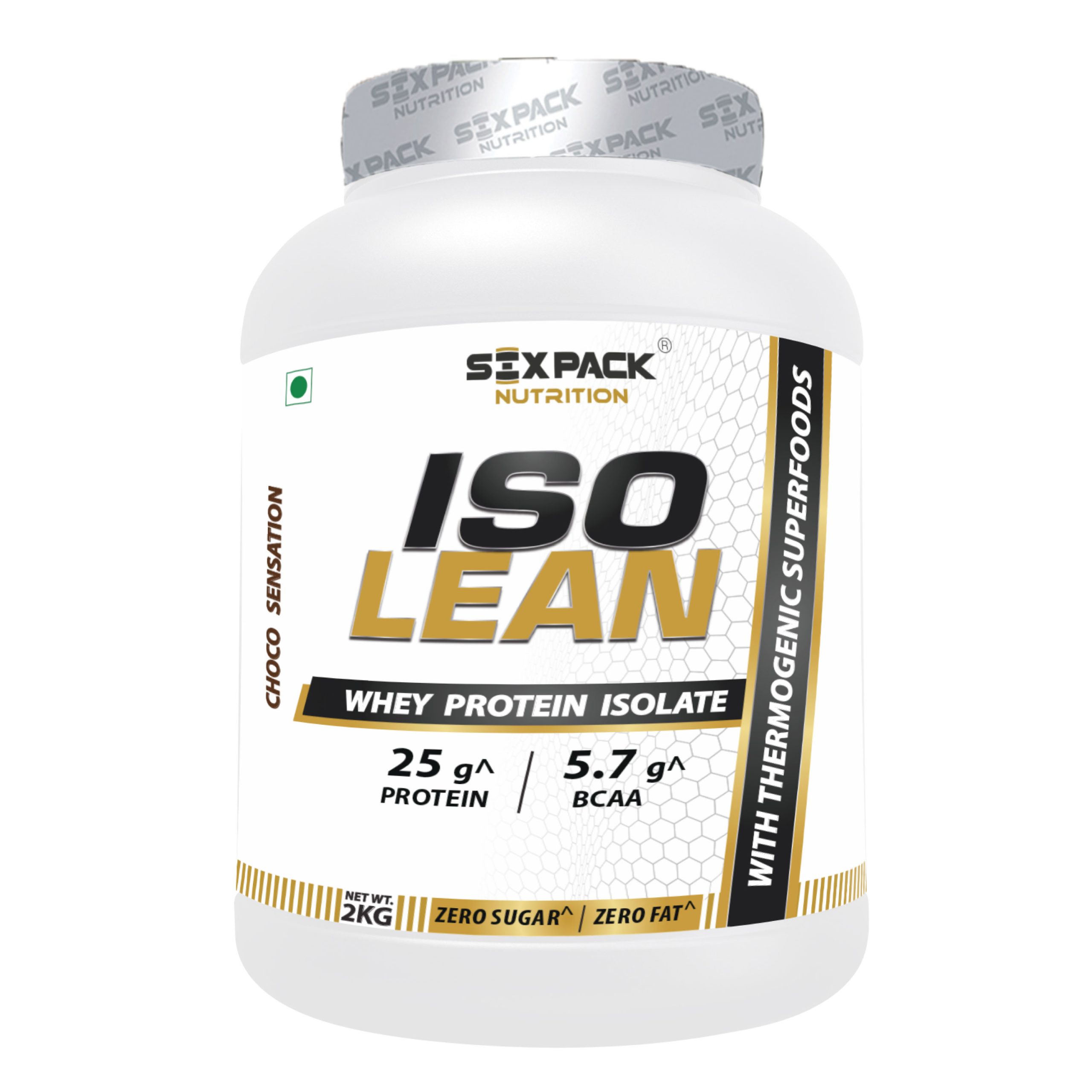 Six Pack Nutrition Iso Lean Whey Protein Powder Choco Sensation Flavour ...