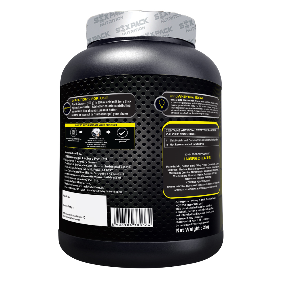 Six Pack Nutrition Max Muscle Professional Series Whey and Casein Blend ...