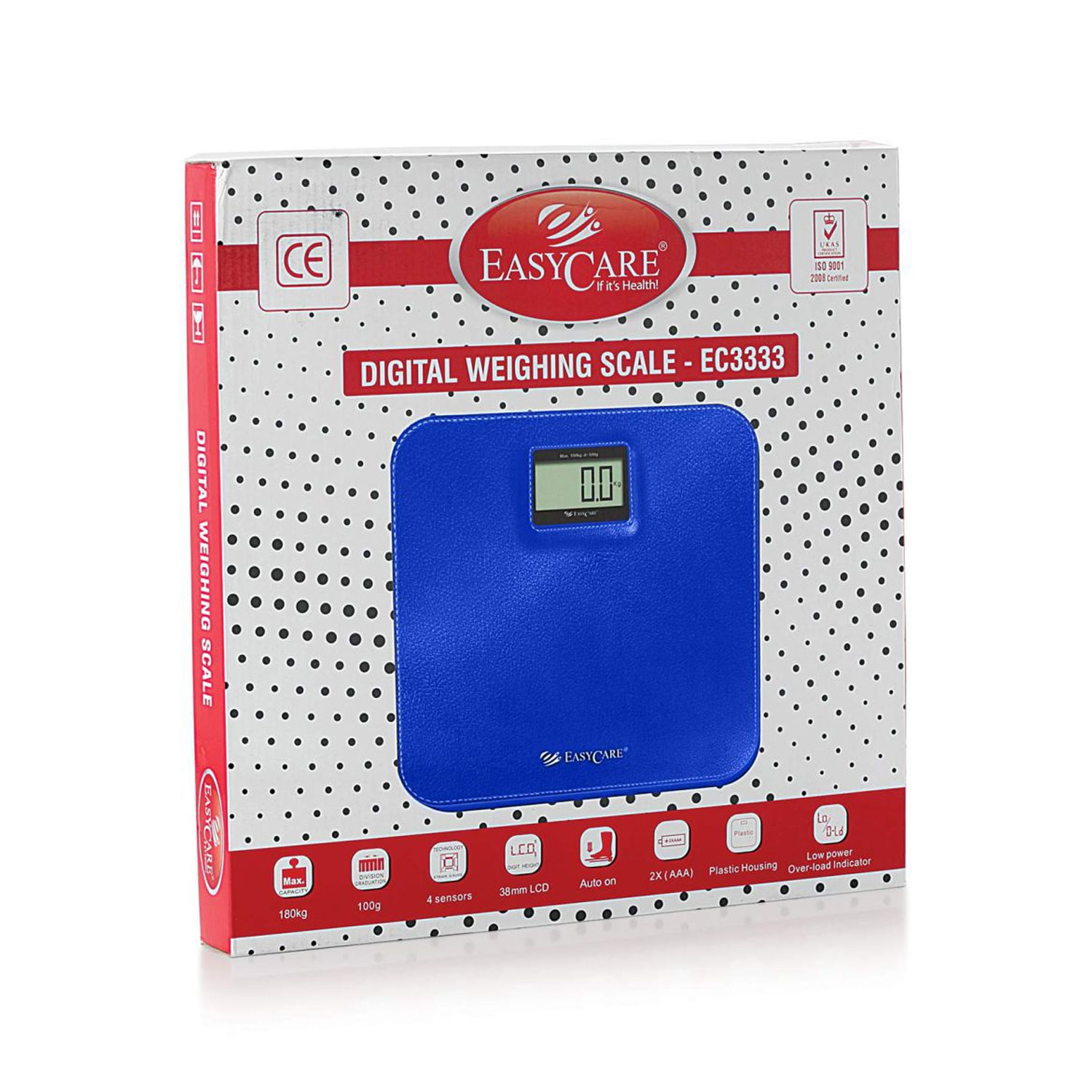 Easycare Fibre Body Digital Weighing Scale EC3333 - Blue - Cureka ...