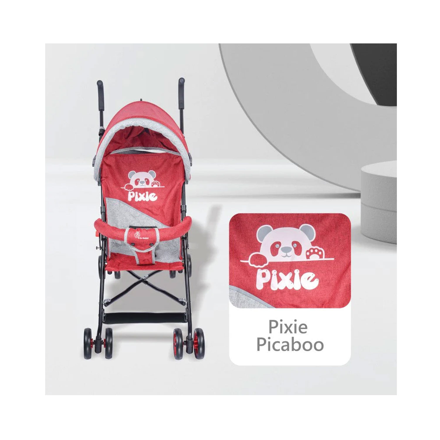 R for Rabbit Pixie Buggy Baby Stroller – Red Gray - Cureka - Online ...