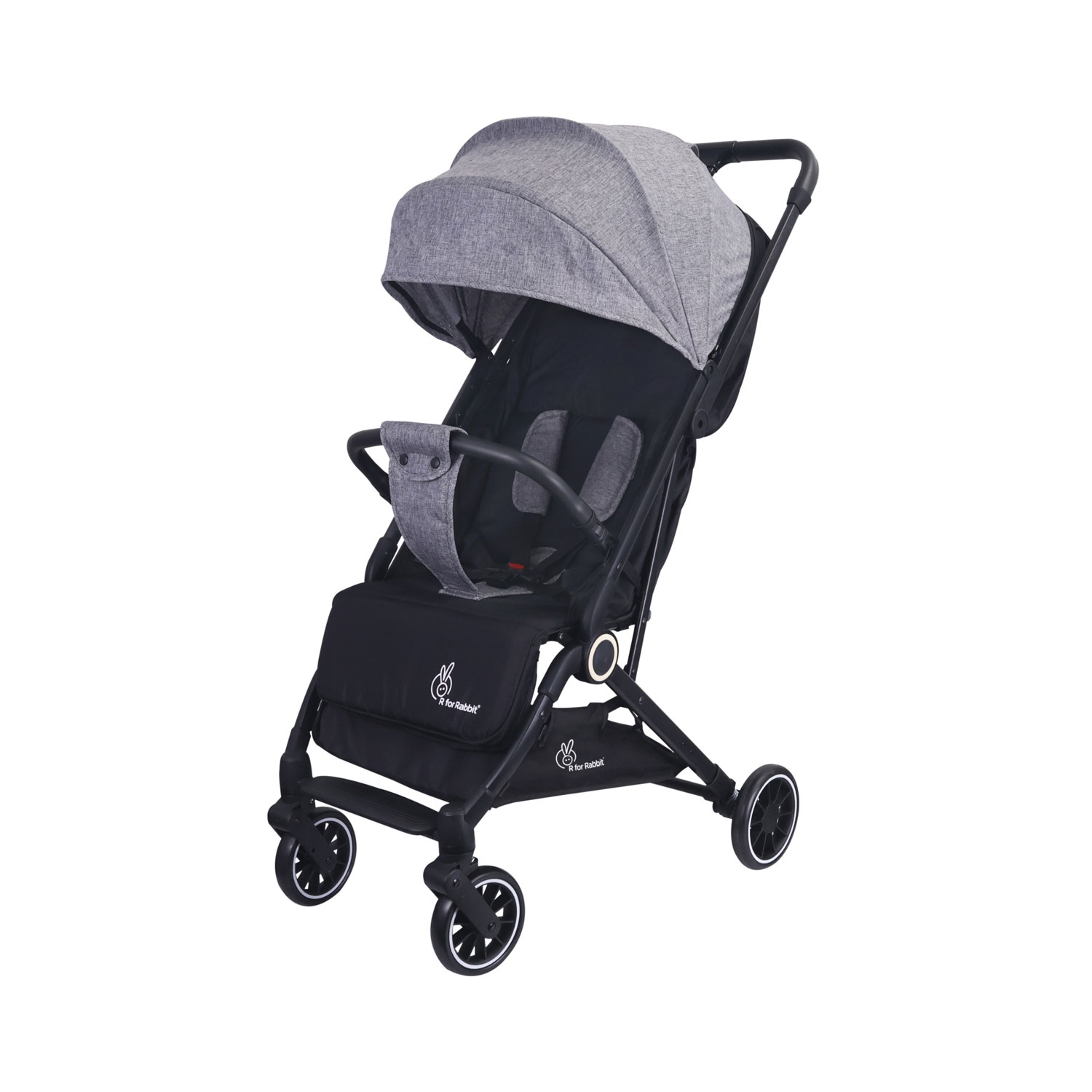R for Rabbit Pocket Air Baby Stroller for 0 to 3 Years Babies (Grey ...