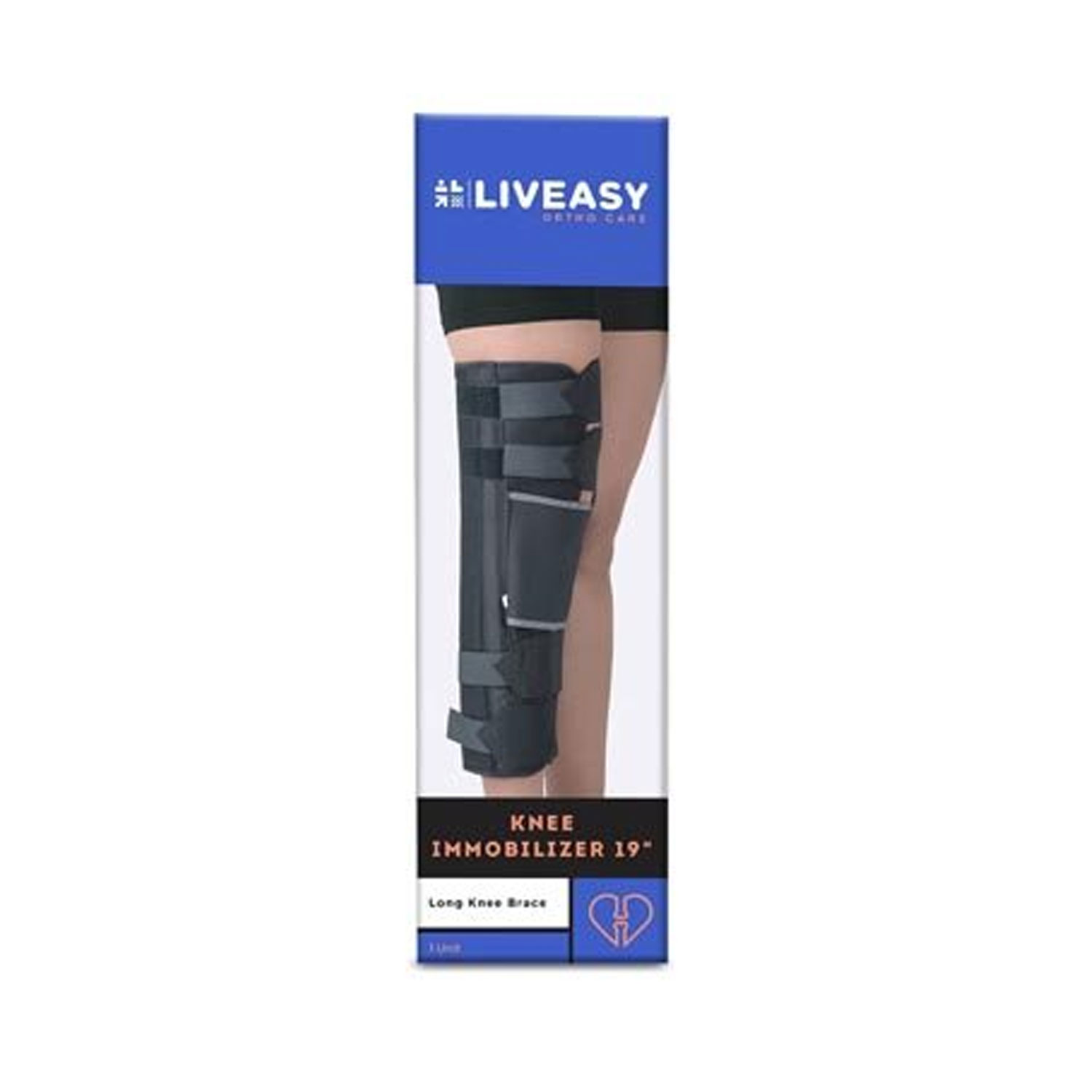 Liveasy Ortho Care Knee Immobilizer (19 inch) XXL - Cureka - Online ...