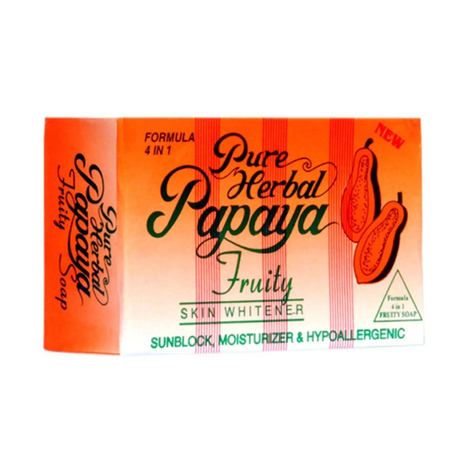 Papaya Pure Herbal Soap 135g - Cureka - Online Health Care Products Shop