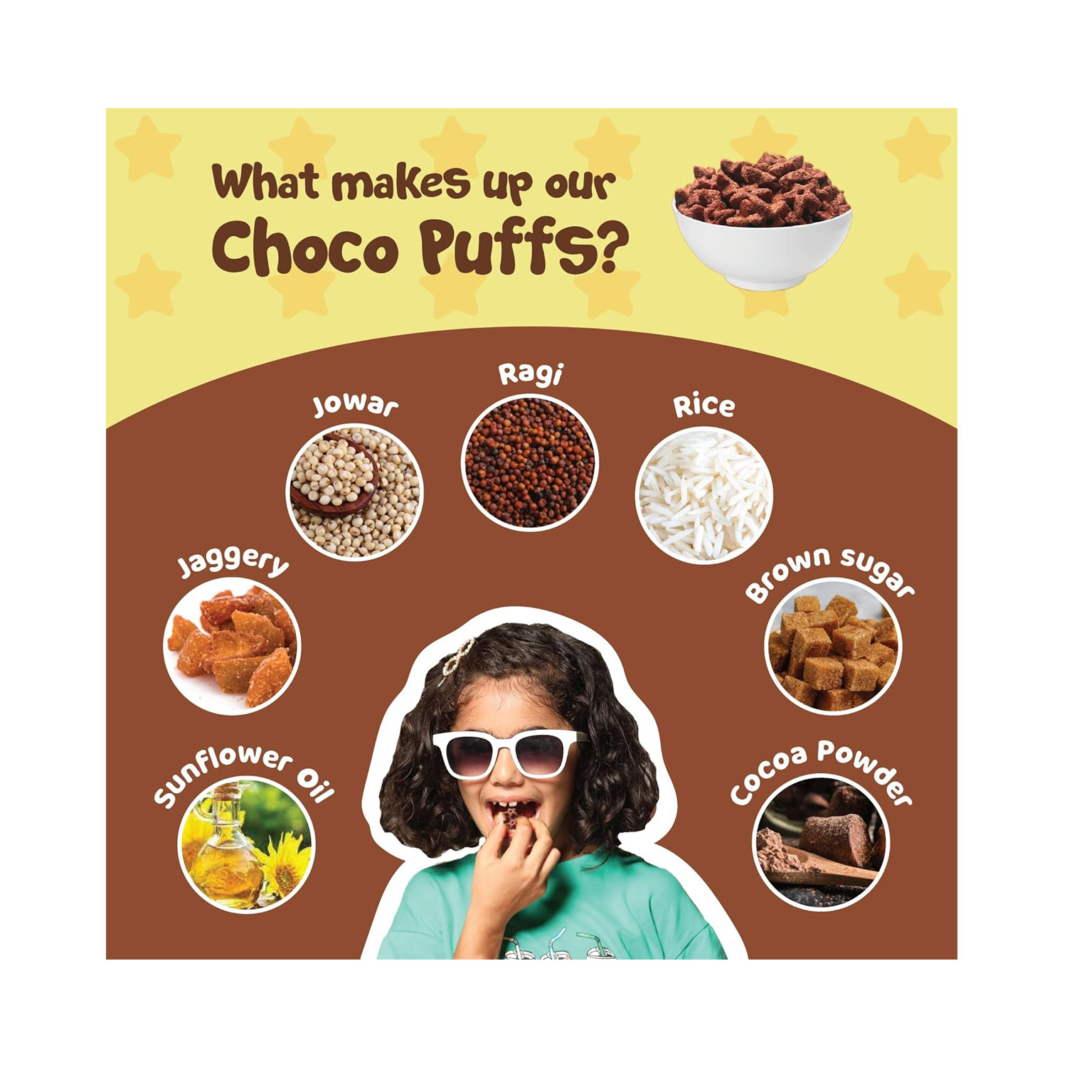 Bebe Burp Choco Bounce Puff for Babies from 12+ Months (Pack of 2 ...