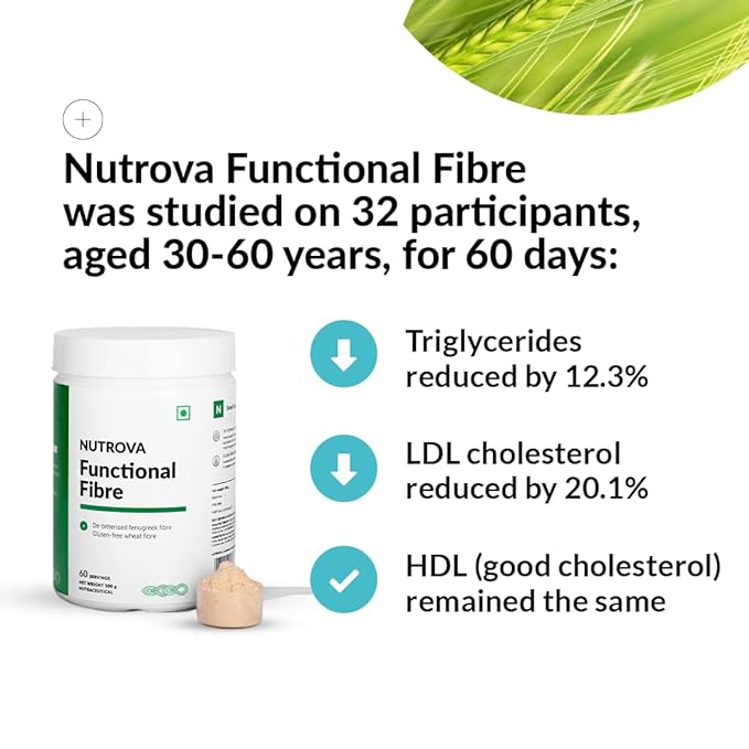 Nutrova Functional Fibre - 300g - Cureka - Online Health Care Products Shop