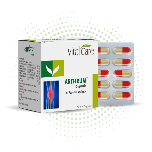 Vital Care Arthrum Capsule - An Ayurvedic Supplement for All Types of ...