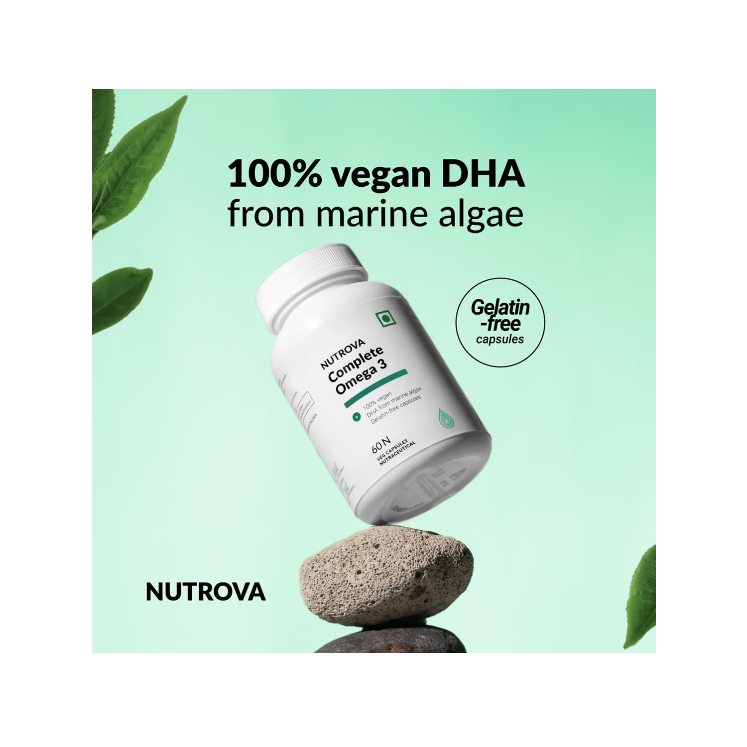 Nutrova Complete Omega 3 Capsules (60 Nos) - Cureka
