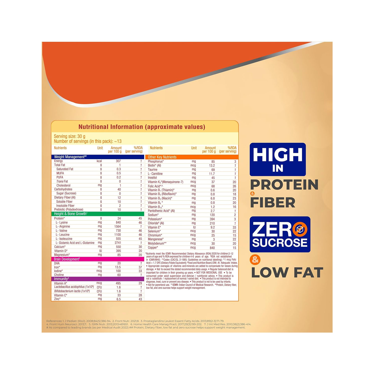 Groviva Lite Nutritional Powder for 2+ Vanilla Flavour (400g)