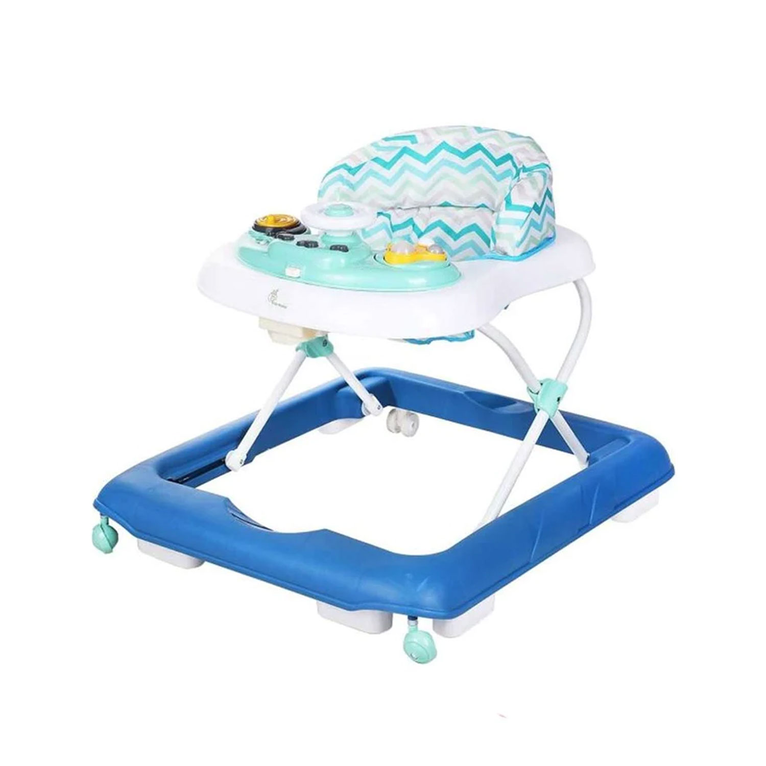 R for Rabbit Step Up Baby Walker Blue - Cureka