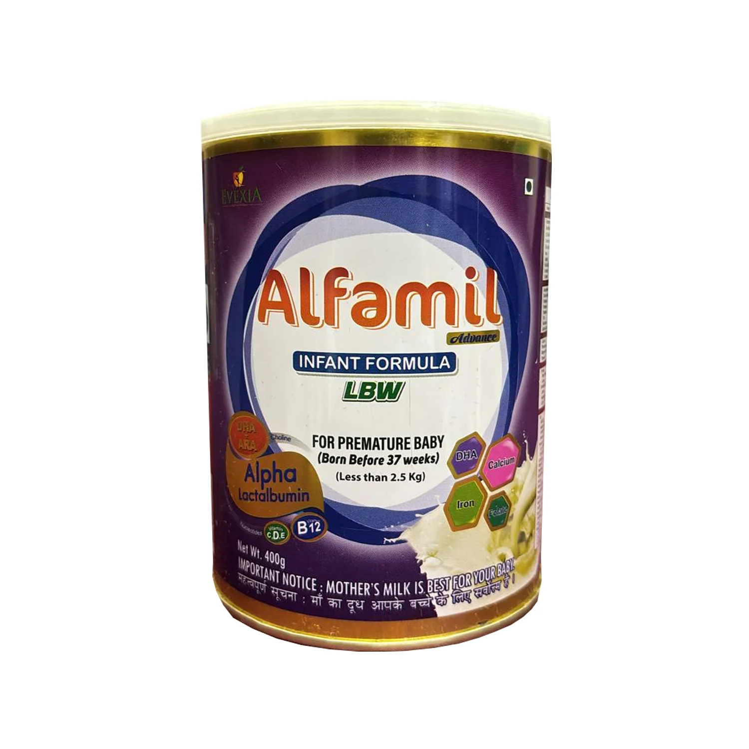 Evexia Alfamil Advance LBW Infant Formula Powder 400g - Cureka - Online ...