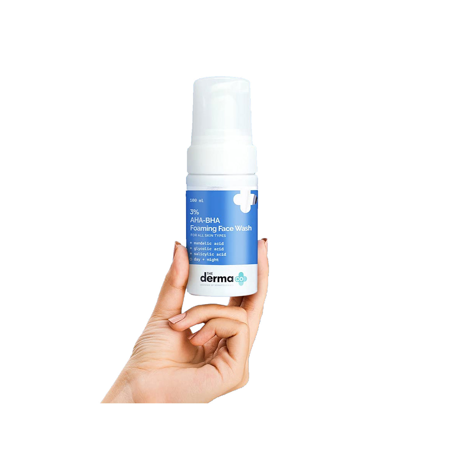 Dermaco 3% AHA-BHA Foaming Face Wash 100ml - Cureka