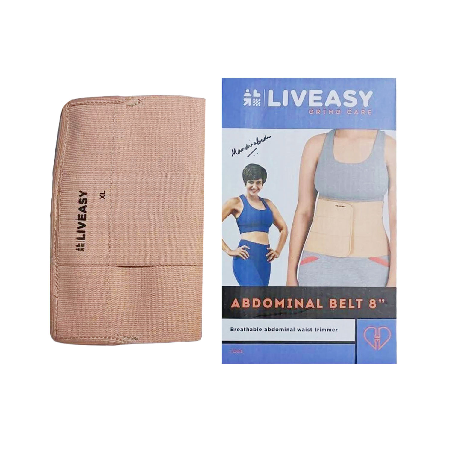 Liveasy Ortho Care Abdominal Belt (8 inch) Large - Cureka - Online ...