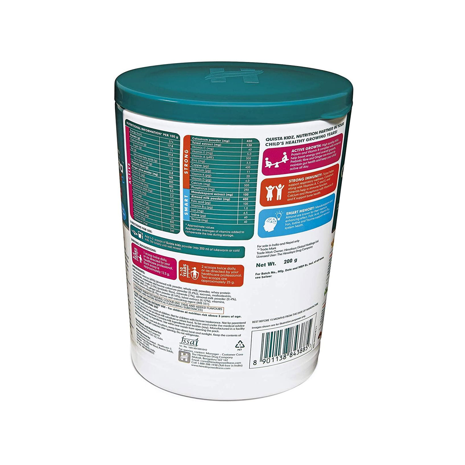Himalaya Quista Kidz (Nutritional Powder for Kids above 3 years of age ...