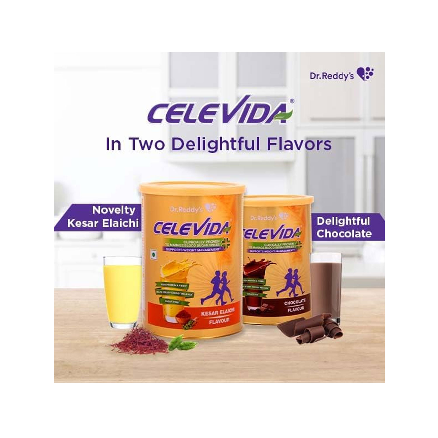 Celevida Protein Powder Drink for Diabetes Chocolate Flavour 400g ...