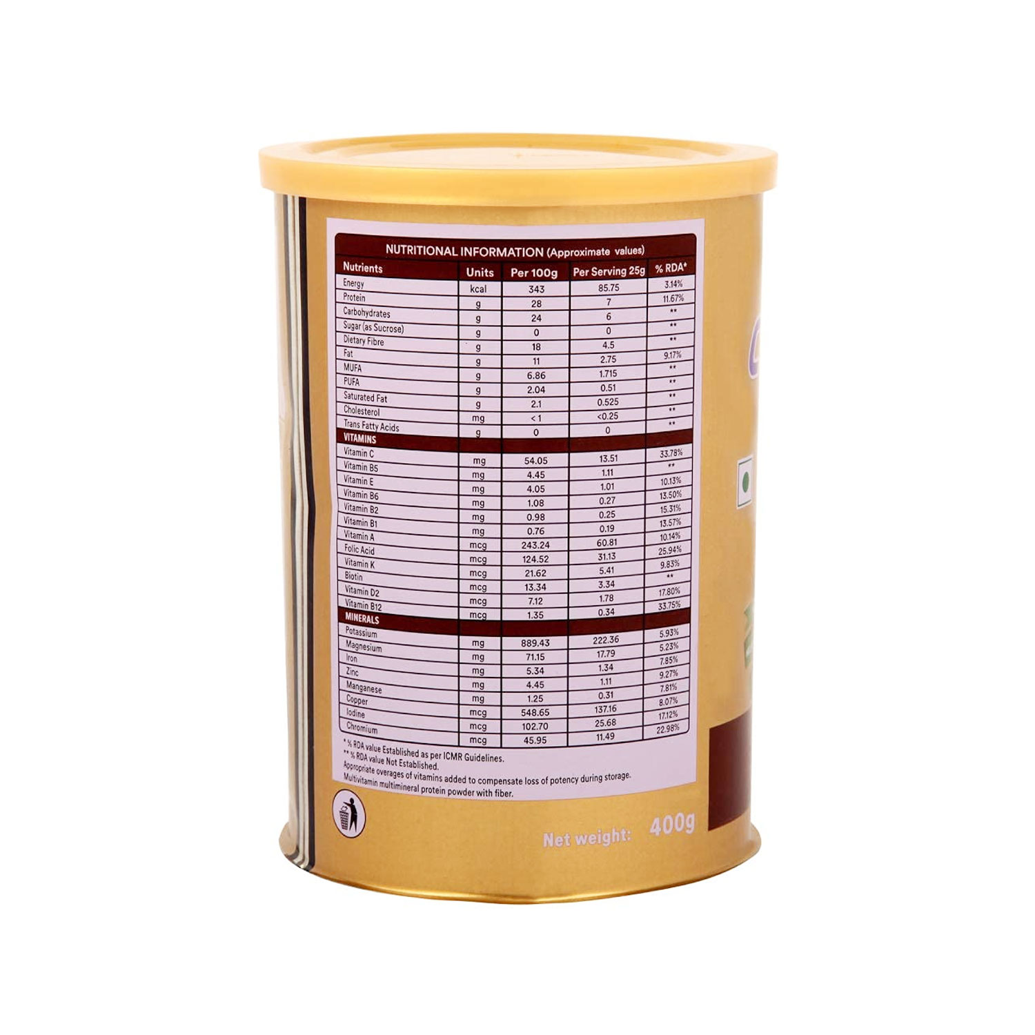 Celevida Protein Powder Drink for Diabetes Chocolate Flavour 400g ...