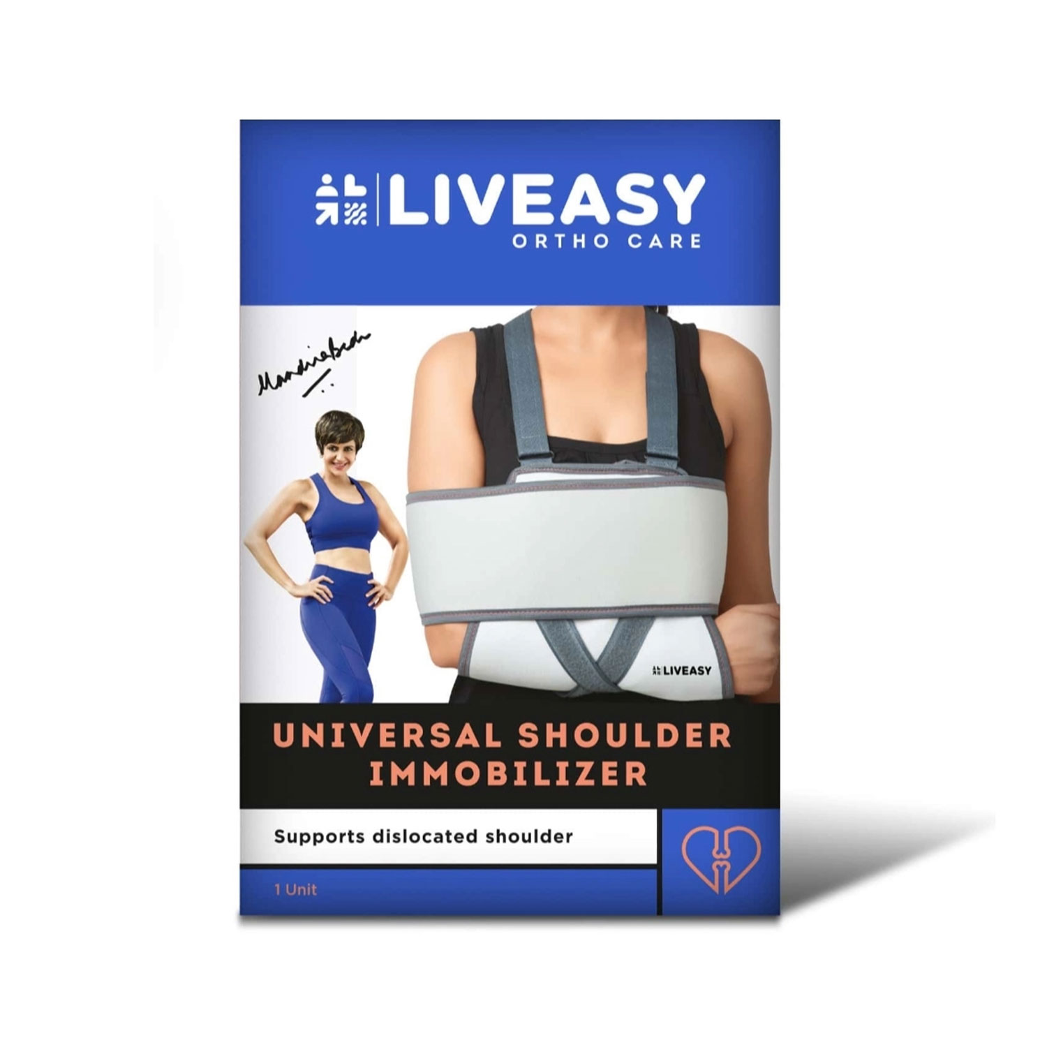 Liveasy Ortho Care Universal Shoulder Immobilizer Medium - Cureka ...